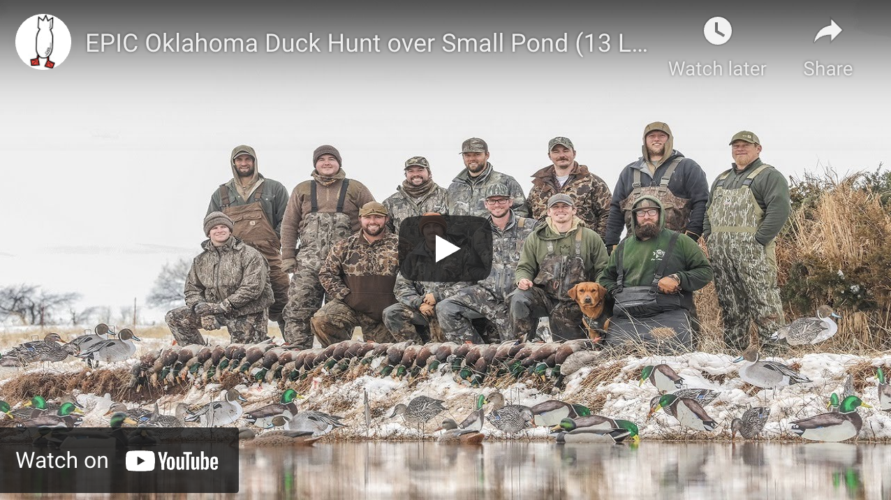 Video: Epic Oklahoma Duck Hunt Fowl Hound
