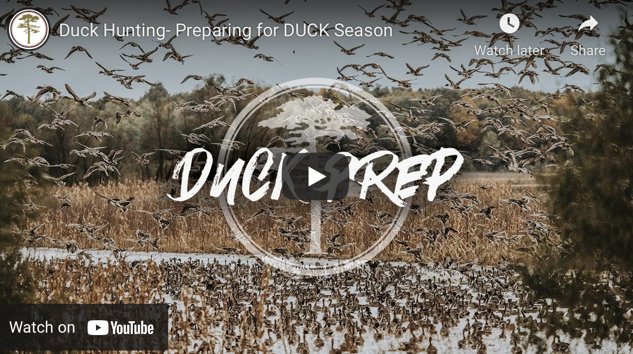 Video: Preparing for Duck Season Fowl Hound