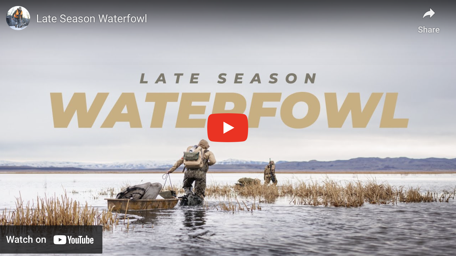Video: Late Season Waterfowl Hunt in Nevada Fowl Hound